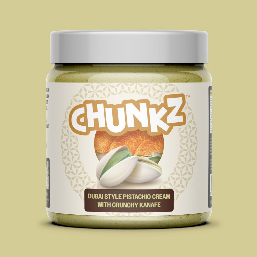 Pre-Order: Chunkz Pistachio Kunafe Cream - 220g – My Chocolate Shop